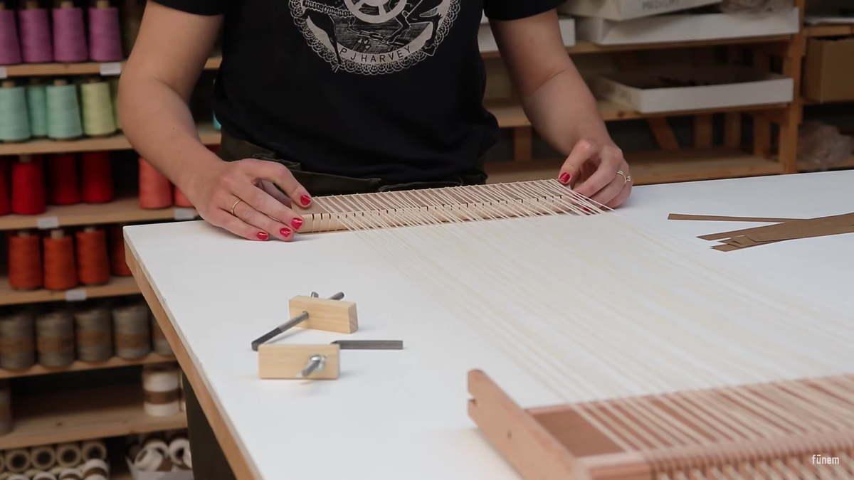 HOW TO EASILY MAKE WEAVINGS LONGER THAN THE FRAME – Fūnem Studio