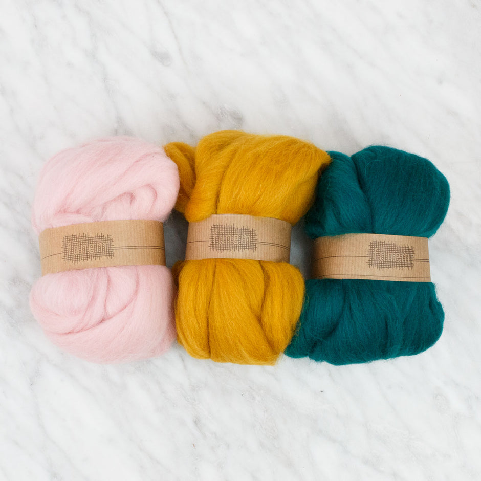 European Merino Wool Roving for Textured Creations | Fūnem Studio